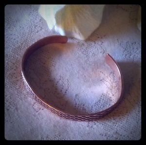 Vintage | Jewelry | Vintage Stamped Copper Cuff Bracelet | Poshmark